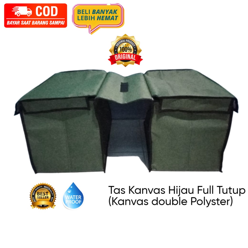 Jual [NASIONAL] Tas Motor Kanvas Jumbo Tas Kurir Sales Tas Obrok ...