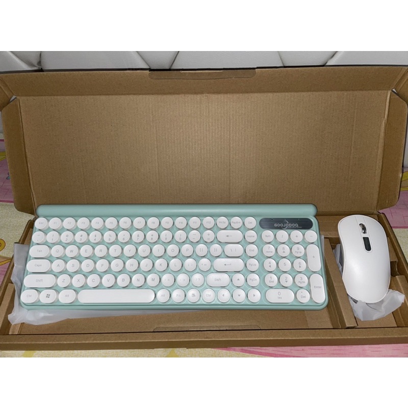 Jual Wireless Keyboard + Mouse (green) | Shopee Indonesia