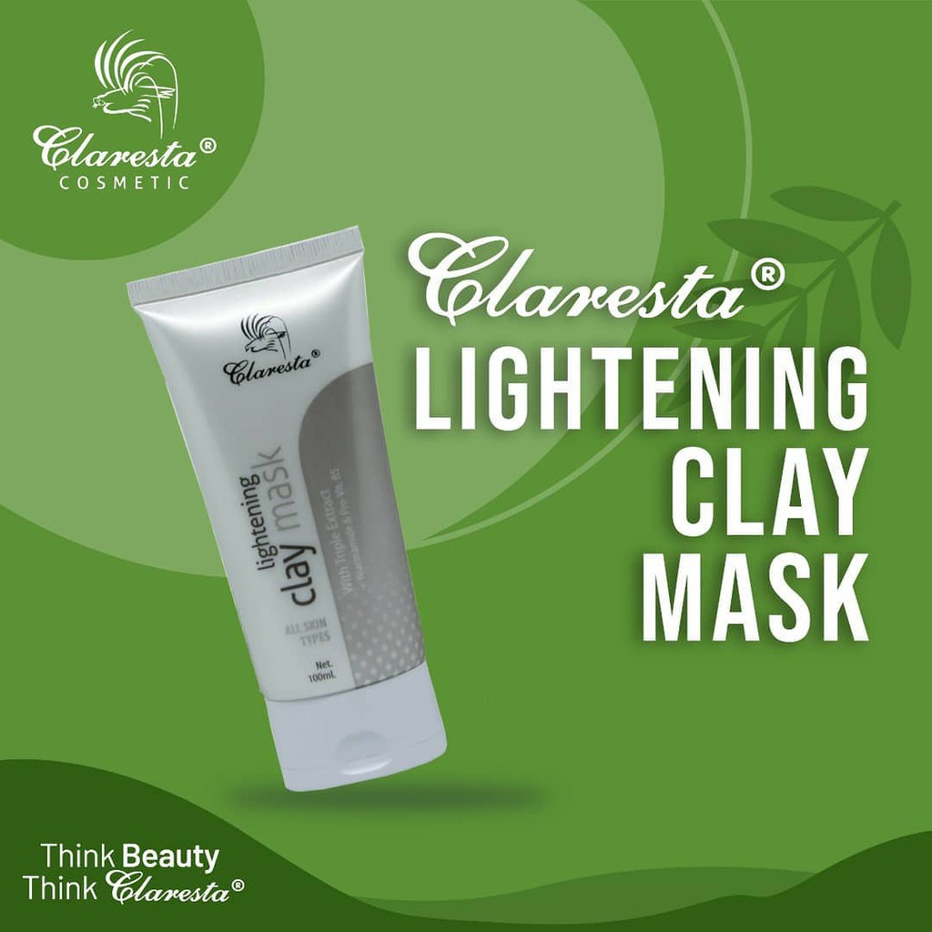 Jual Claresta Lightening Clay Mask - 100ml | Shopee Indonesia