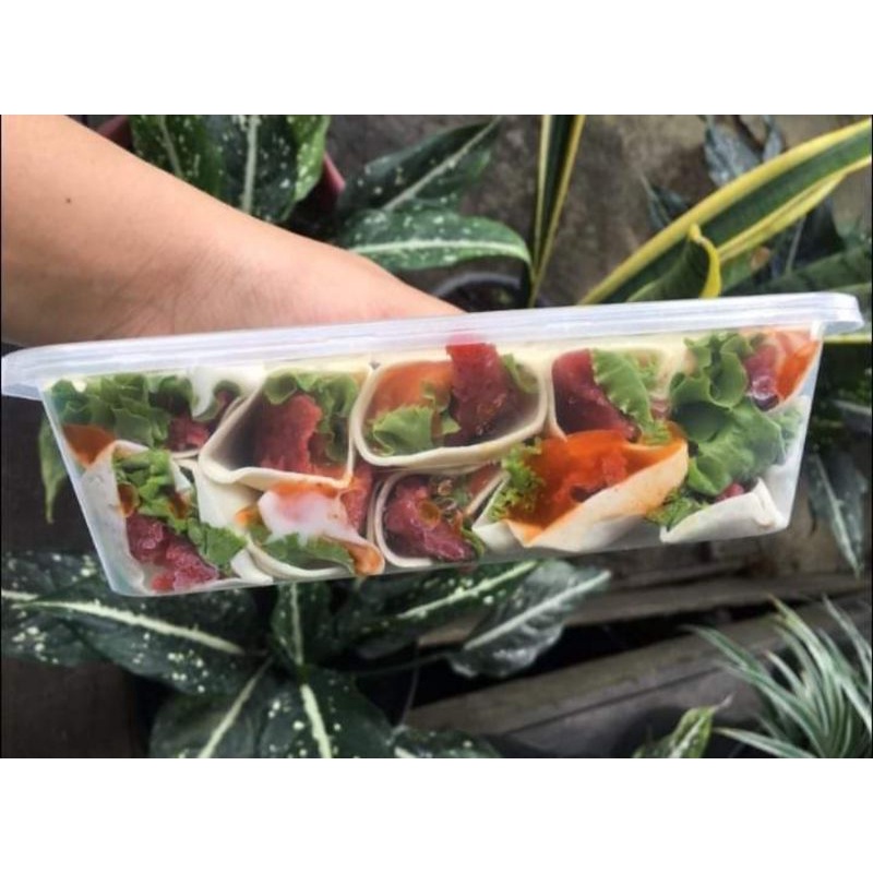 Jual kebab mini full daging dan mix sayur 10 perbox | Shopee Indonesia