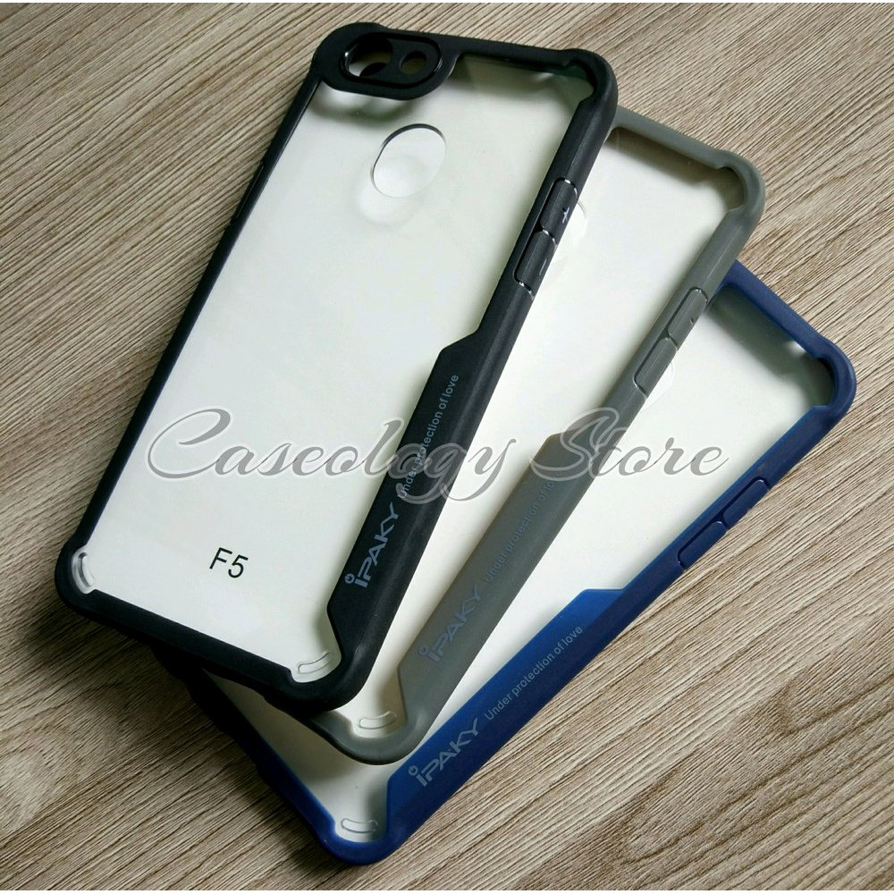 Jual OPPO F5 PREMIUM ORIGINAL IPAKY AUTO PIXEL TRANSPARAN CASE OPPO F5 ...