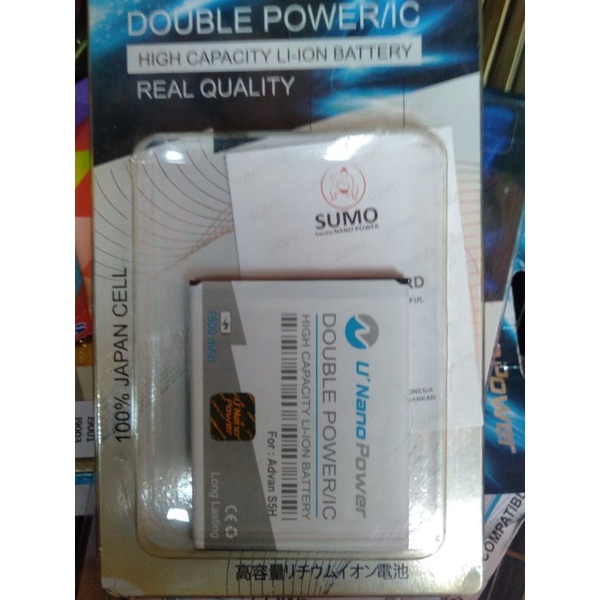 Jual Baterai Hp U-Nano Double Power / IC Advan S5H | Shopee Indonesia
