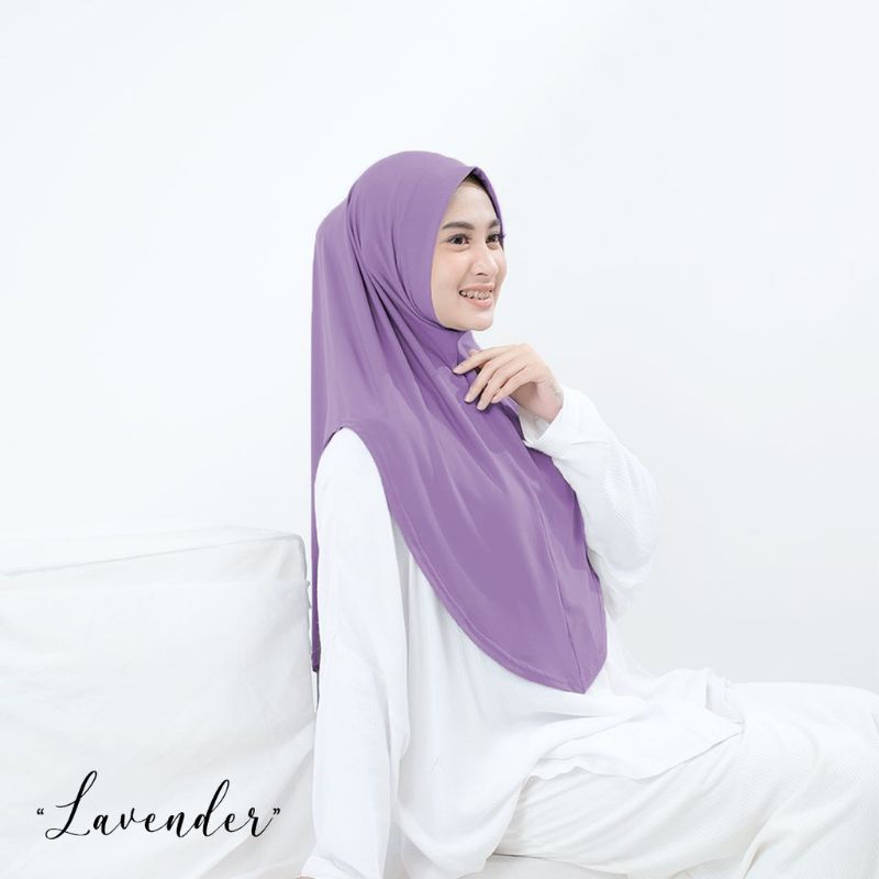 Jual Jilbab Bergo Hamidah Malay Non Pet (L) Khimar Daisy Instan Bergo Malay | Shopee Indonesia