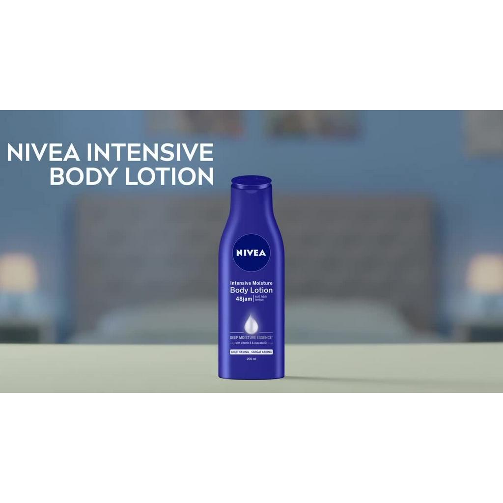 Jual NIVEA Body Lotion Intensive Moisture 190ml - Hand body lotion mositurizer 48 jam body care ...