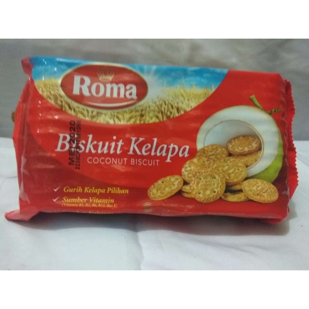 Jual Aneka Snack Biskuit Roma Kelapa 300 gram / Biskuit Roma | Shopee ...