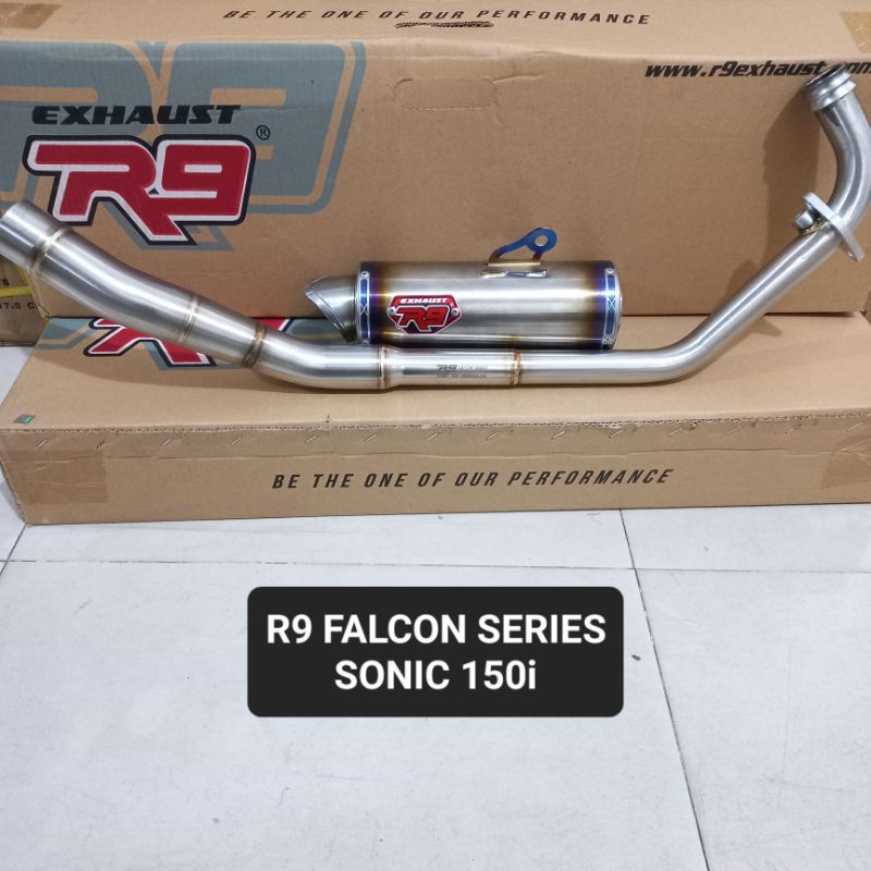 Jual Knalpot R9 Falcon Series Mx King-Sonic 150-GSX 150 | Shopee Indonesia