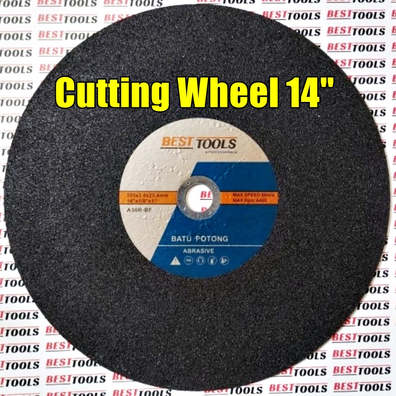 Jual mata batu potong 14 inch / BESTTOOLS cutting disc wheel 14" / grinding cutting 14inch ...