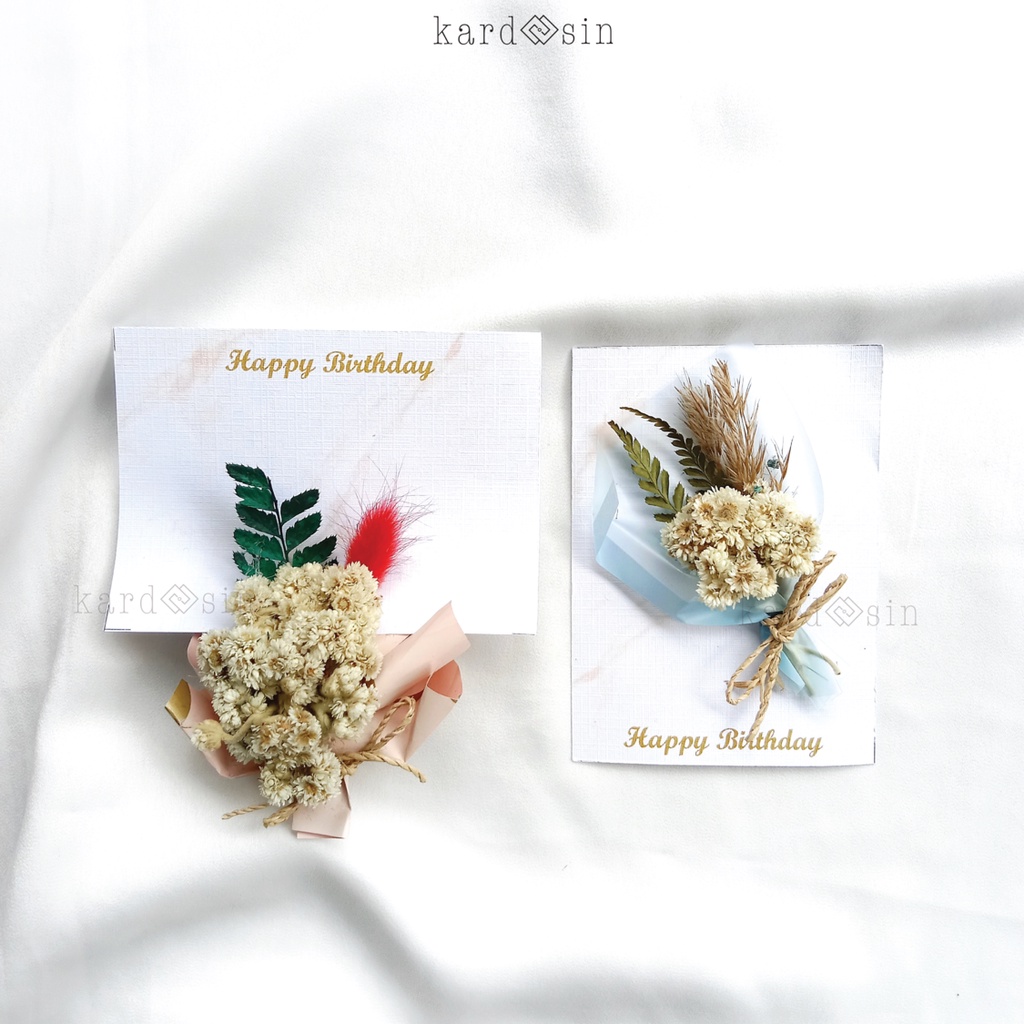 Jual [GREETING CARD MINI BOUQUET] KARTU UCAPAN BUKET BUCKET KECIL BUNGA ...
