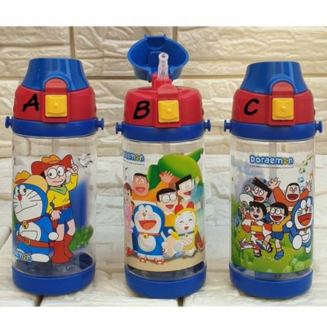 Jual Botol minum sedot Doraemon doremon 650ml | Shopee Indonesia