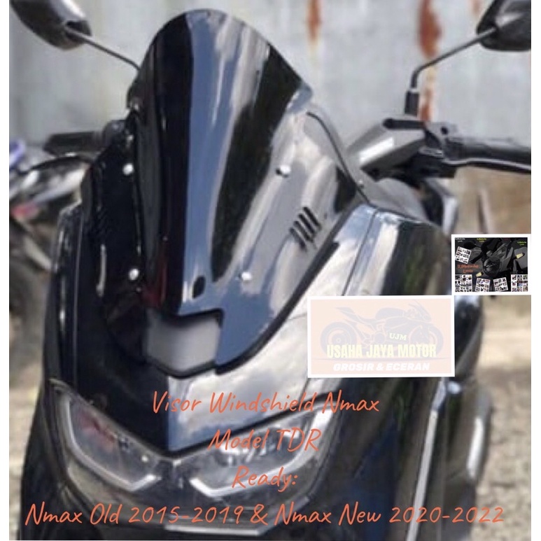 Jual Visor Windshield Nmax Winsil Model TDR Ready Nmax 2015-2019 Old ...