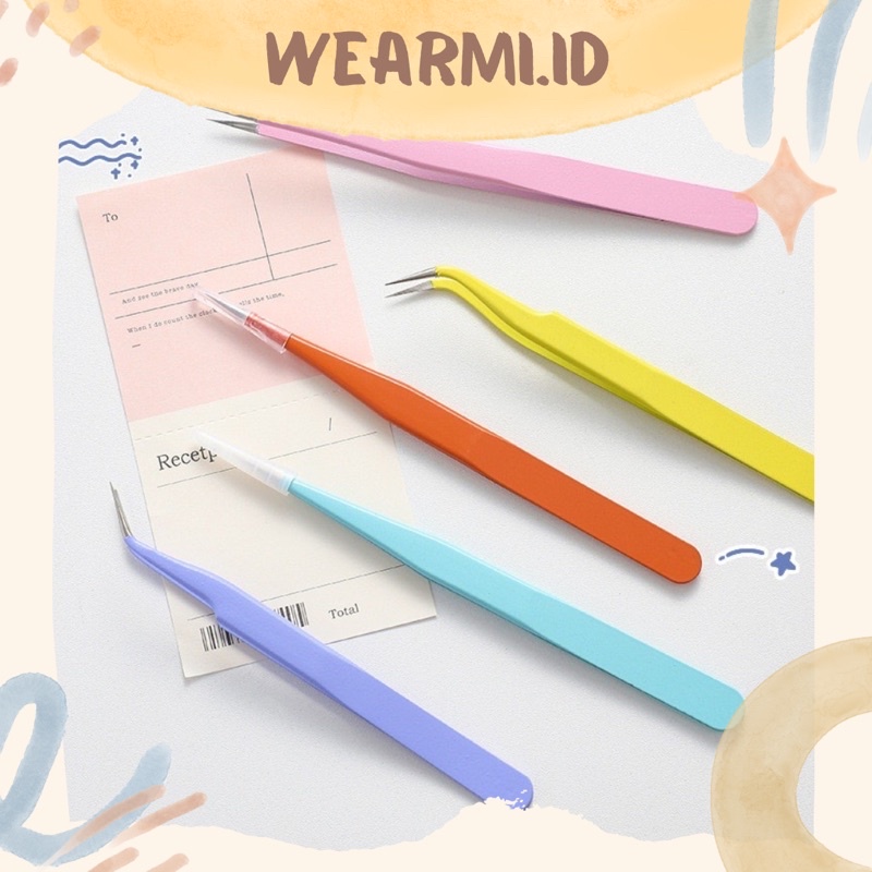 Jual Tweezer Pinset Penjepit Stiker Journal Scrapbook Macaroon Sticker ...
