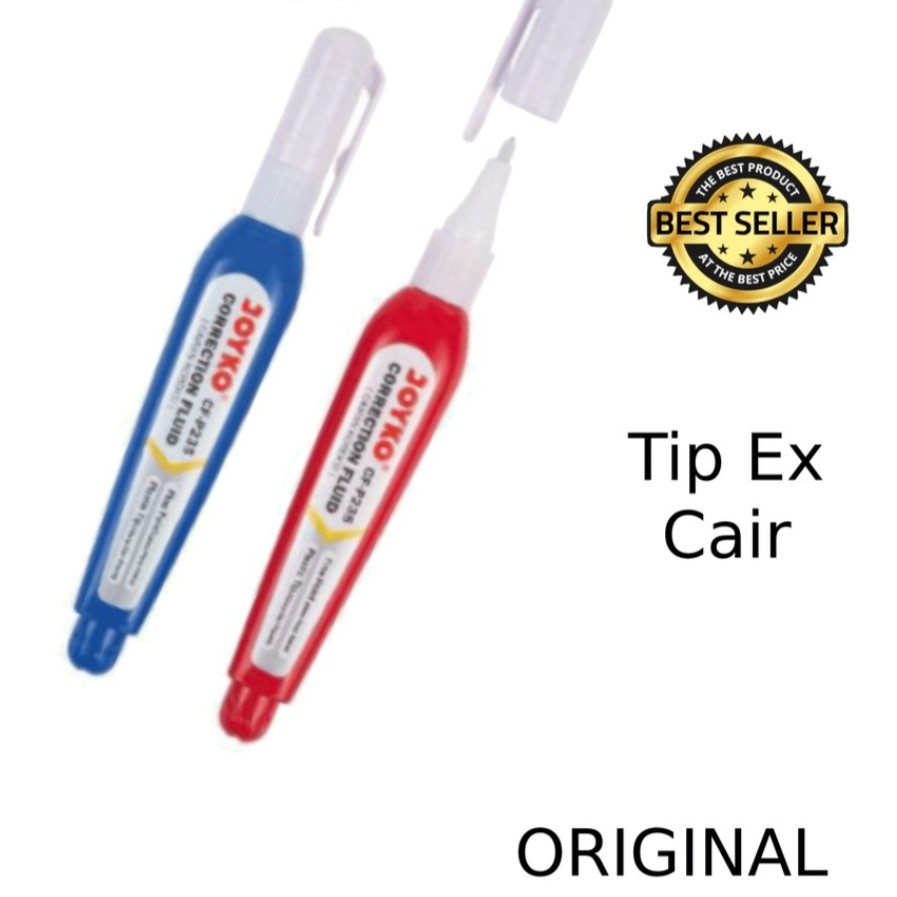 Jual 12pcs / 1Lusin TIP EX JOYKO ORIGINAL - Correction Tape Cair Joyko / Tipe X Joyko Original ...