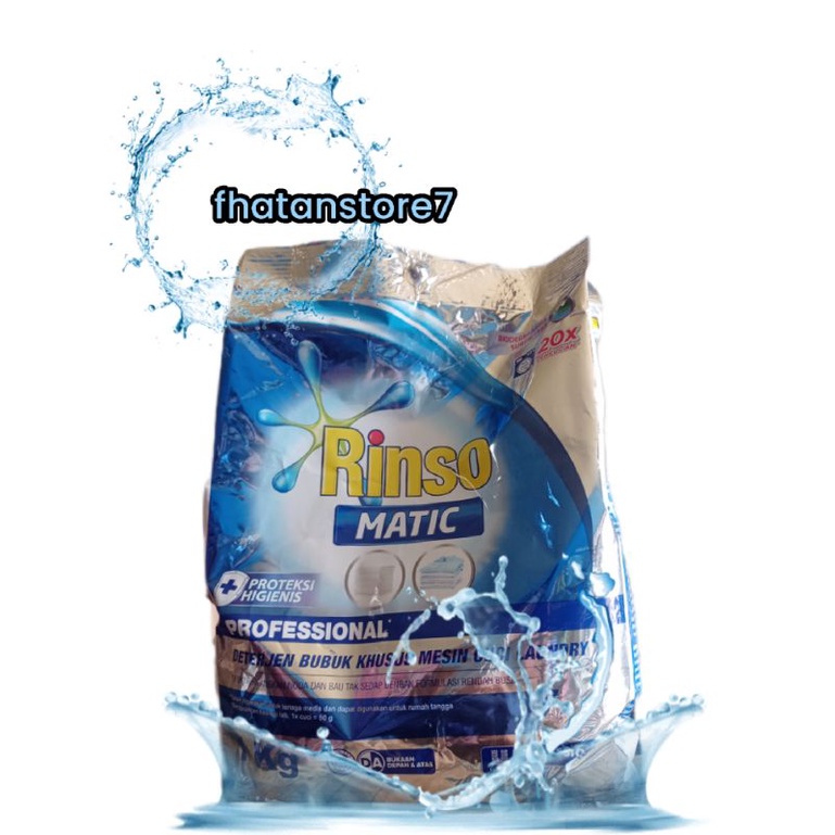 Jual Rinso Matic Professional Deterjen Bubuk 1 kg | Shopee Indonesia
