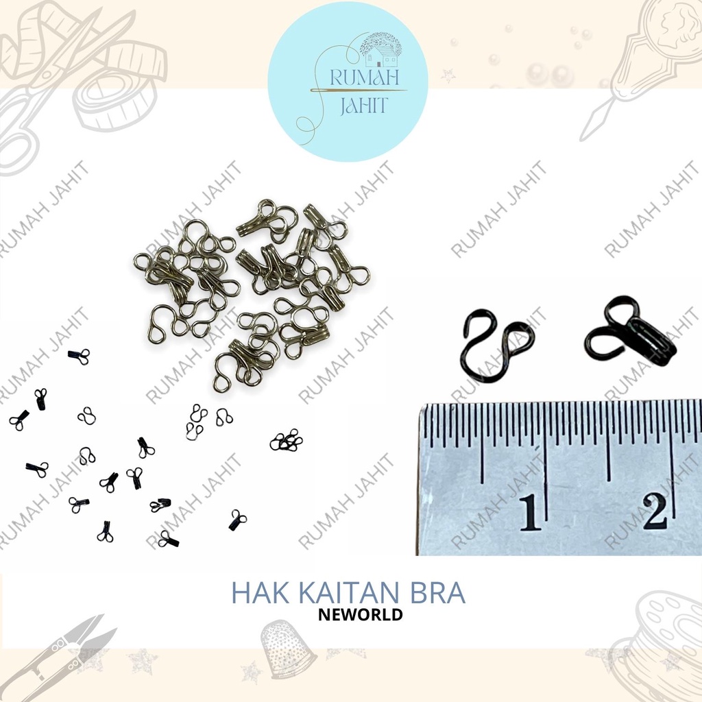 Jual Hak Kait / Kaitan BH / Pengait Bra / Kancing Hook Bra / Kaitan ...