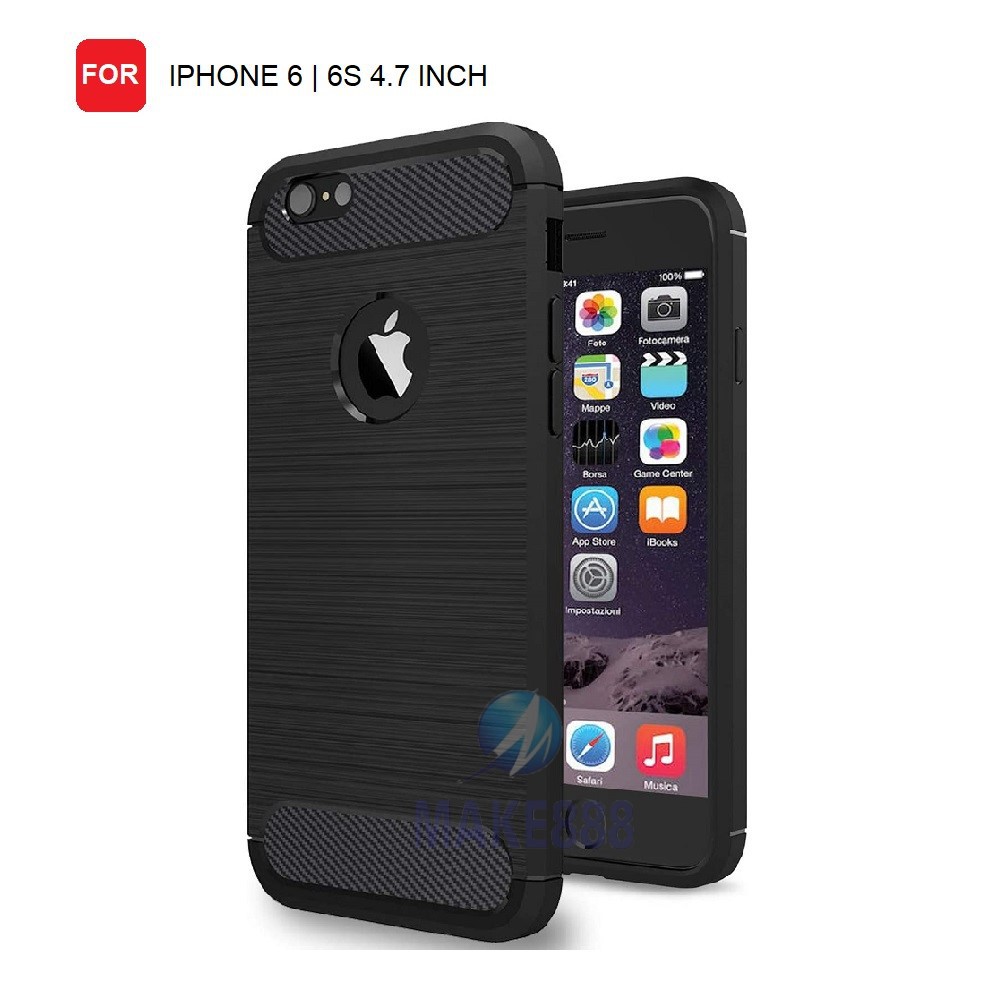 Jual Case Ipaky Carbon Fiber Iphone 6 / 6S 4.7 INCH Softcase Shockproof ...