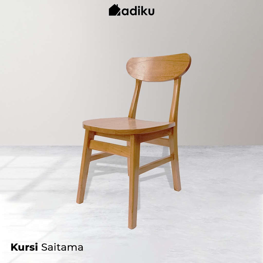 Jual ADIKU.ID Kursi Makan Saitama - Kayu Mindi | Shopee Indonesia