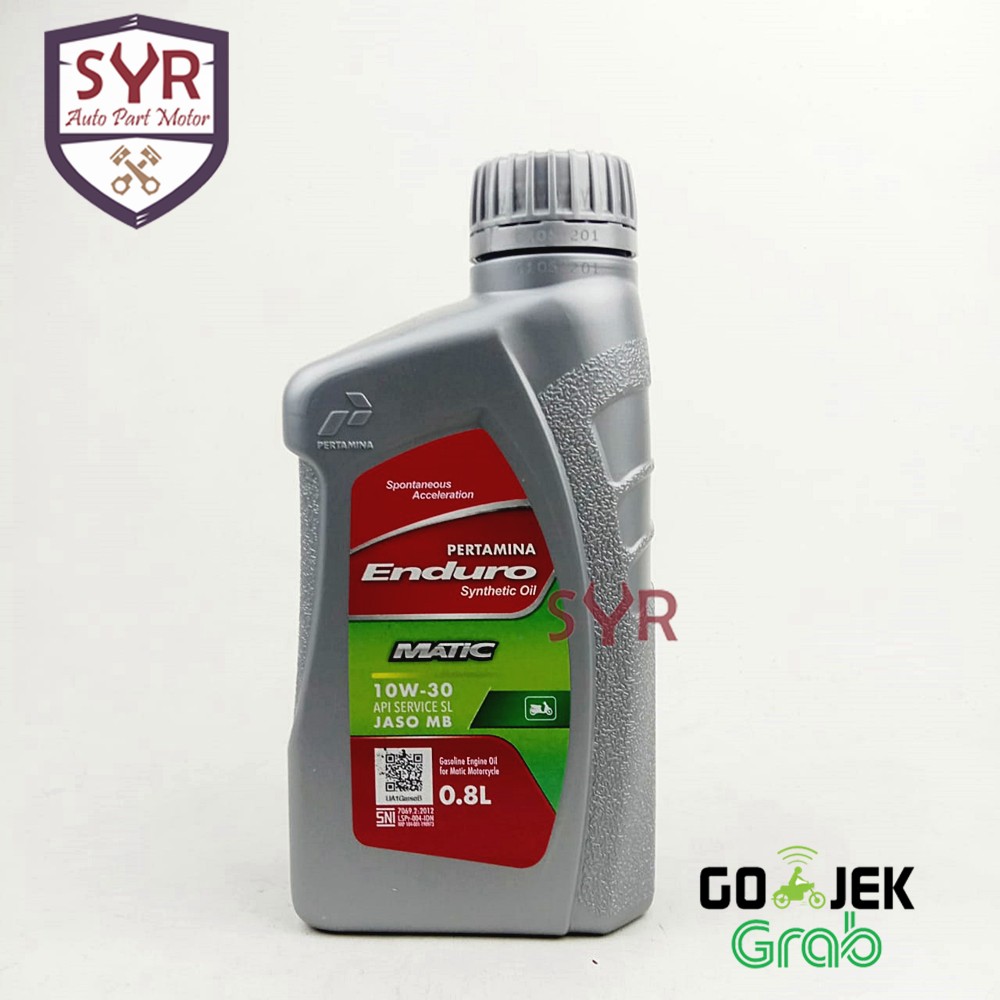 Jual Oli pertamina enduro MATIC G 20w 40 API SL 800ml 100% ORIGINAL ...