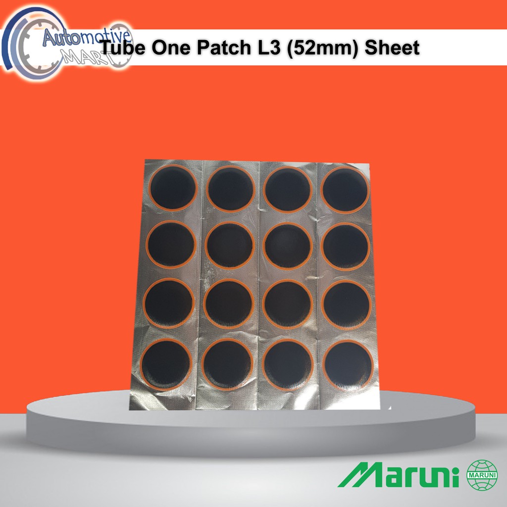 Jual Maruni Tube Patch L3 Lembar Bulat Isi 16pcs 52mm Karet Koyok ...