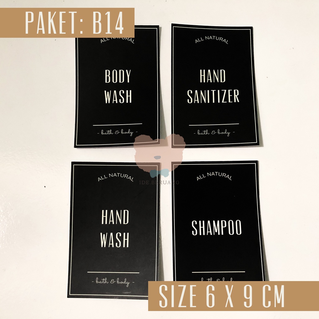 Jual Sticker / Label Sabun Aesthetic | Shopee Indonesia