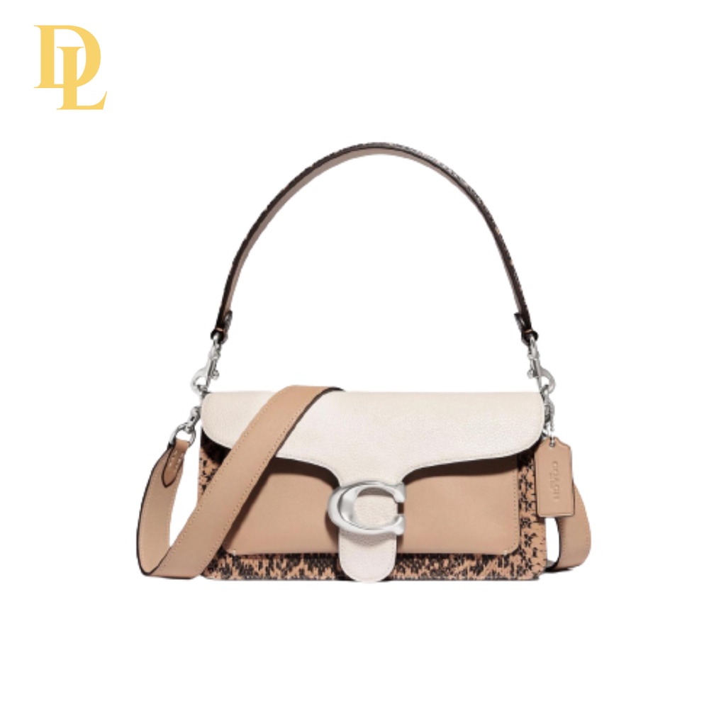 Jual Coach Tabby 26 Colorblock Mixed Leather Shoulder Bag with Exotic ...