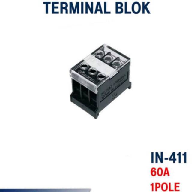 Jual TERMINAL BLOCK IN411 60A 4P | Shopee Indonesia