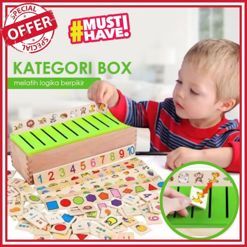 Jual BEST SELLER Box Klasifikasi Game / Mainan Anak Mencocokkan Gambar ...