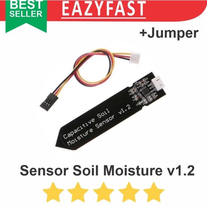 Jual Sensor Kelembaban Tanah Capacitive Soil Moisture Arduino v1.2 ...