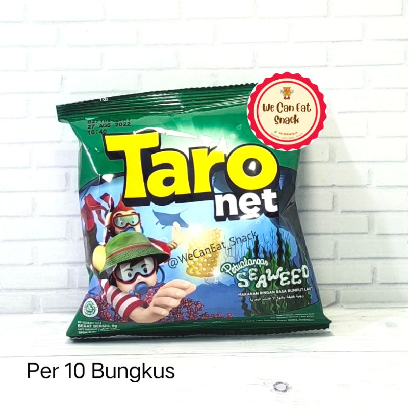 Jual Chiki Taro Rasa Seaweed/BbQ 9gr (isi 10) | Shopee Indonesia