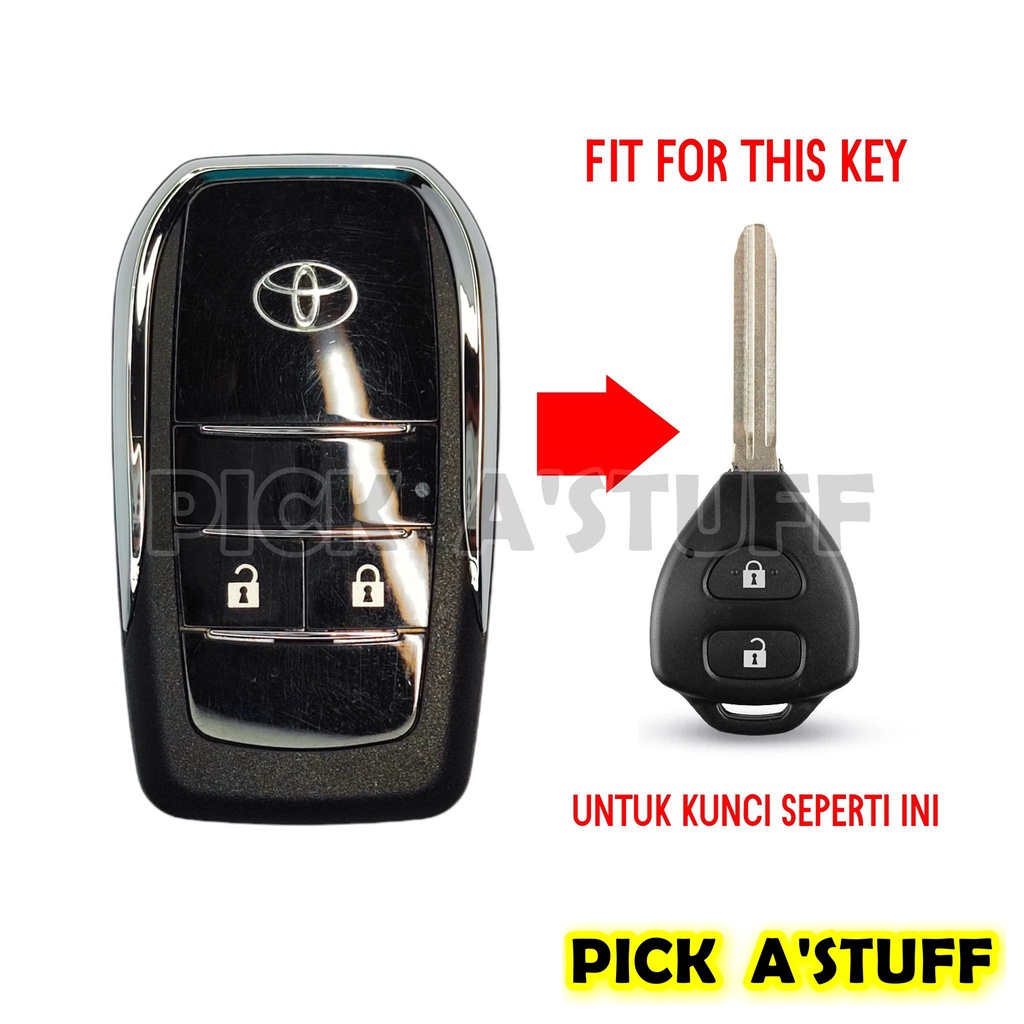 Jual Cassing Kunci Lipat FlipKey Toyota Yaris Vios Innova Fortuner 2 ...