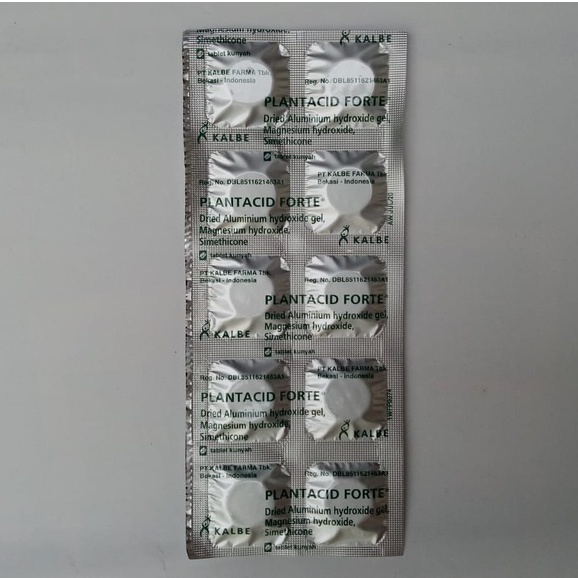 Jual Plantacid Forte obat maag 1 x 10 tablet kunyah | Shopee Indonesia