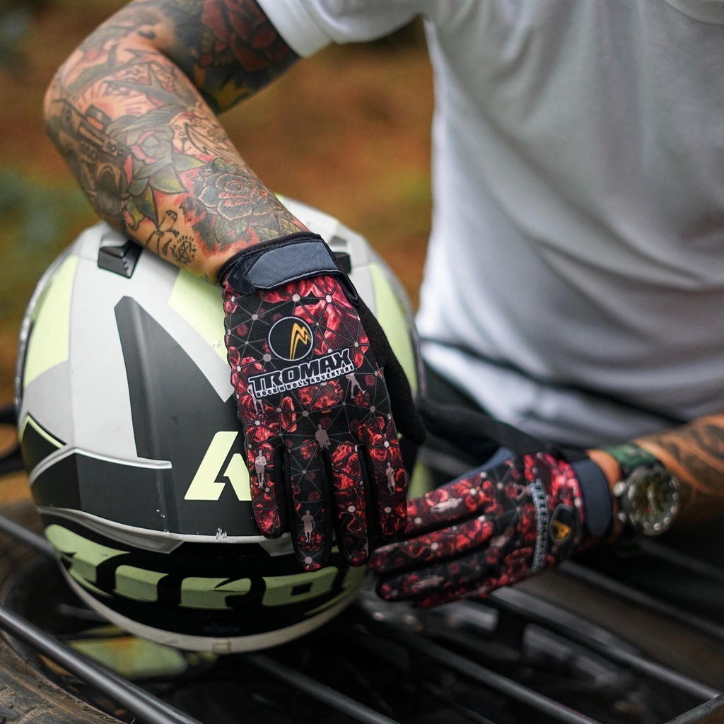 Jual Tromax Riding All Activity Gloves Lockdown | Shopee Indonesia