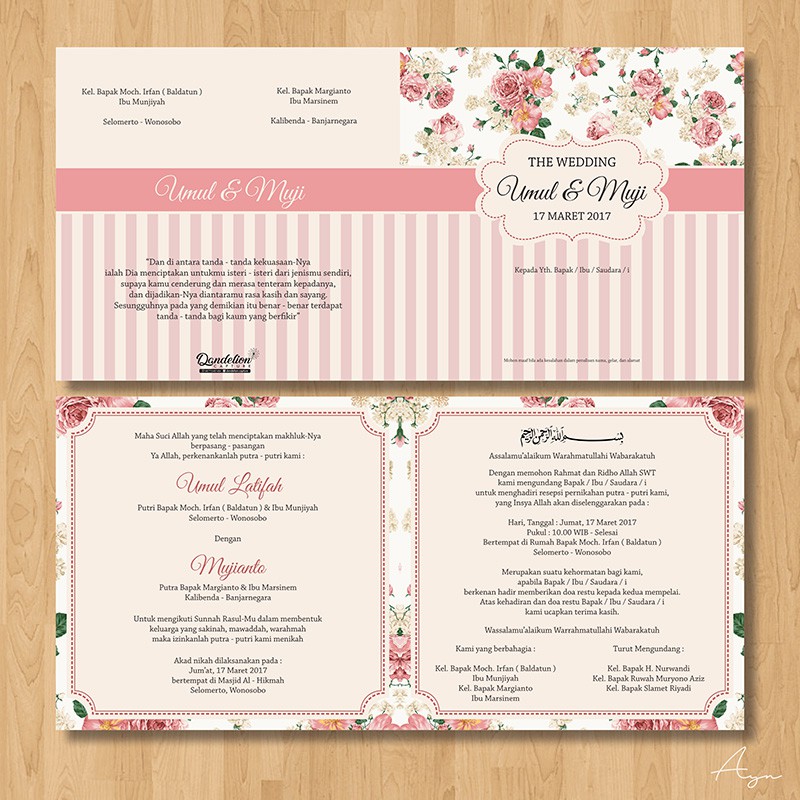 Jual Desain Undangan Pernikahan ( SOFT FILE ) | Shopee Indonesia