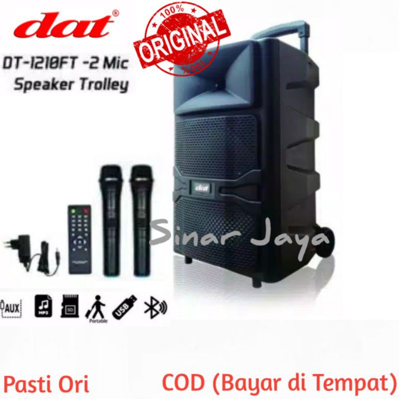 Jual Speaker Portable Meeting 12 inch DAT DT 1210FT ORIGINAL PRODUCT ...