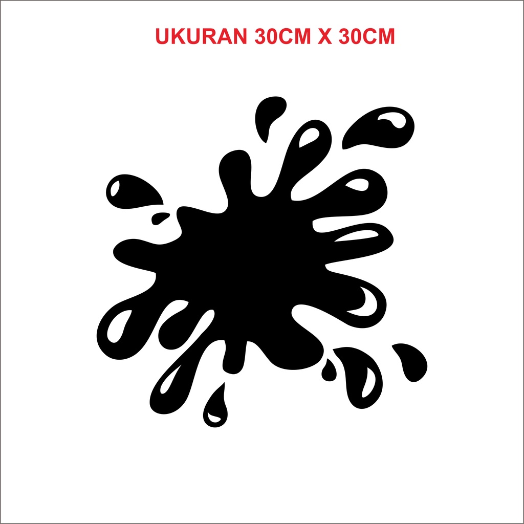 Jual CUTTING STICKER MOBIL CIPRATAN SPLASH 30CM STIKER MOBIL KEREN UNIK ...