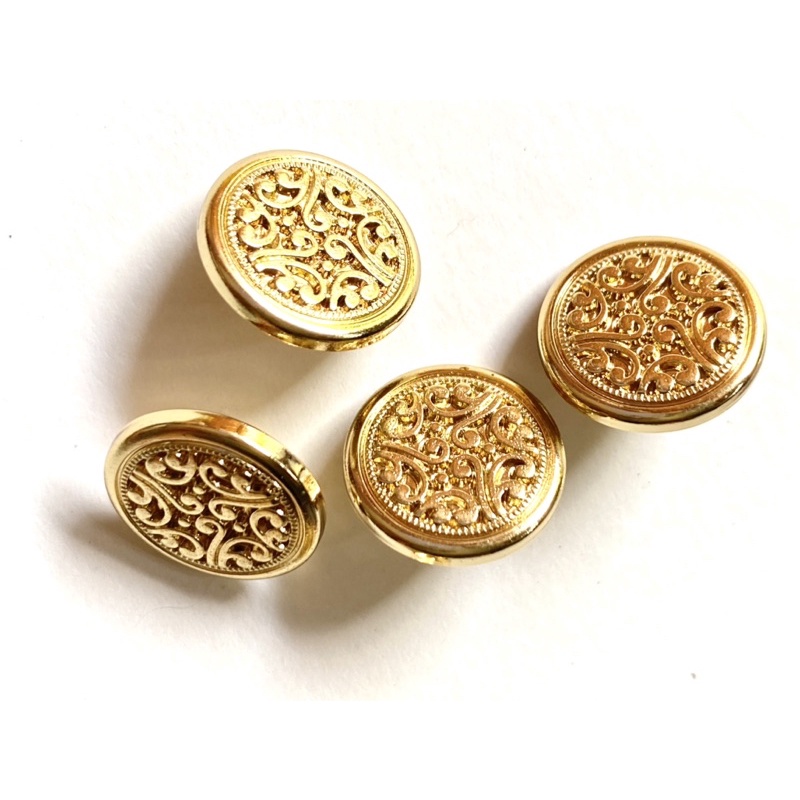 Jual KANCING HIAS WARNA GOLD (12pcs) | Shopee Indonesia