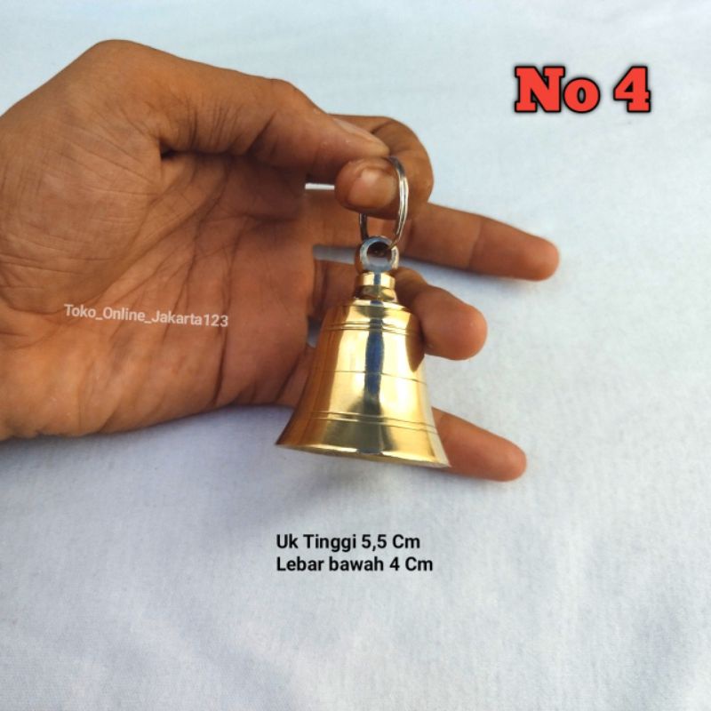 Jual Lonceng Kuningan Bell pintu pagar gantungan kunci bahan Kuningan ...