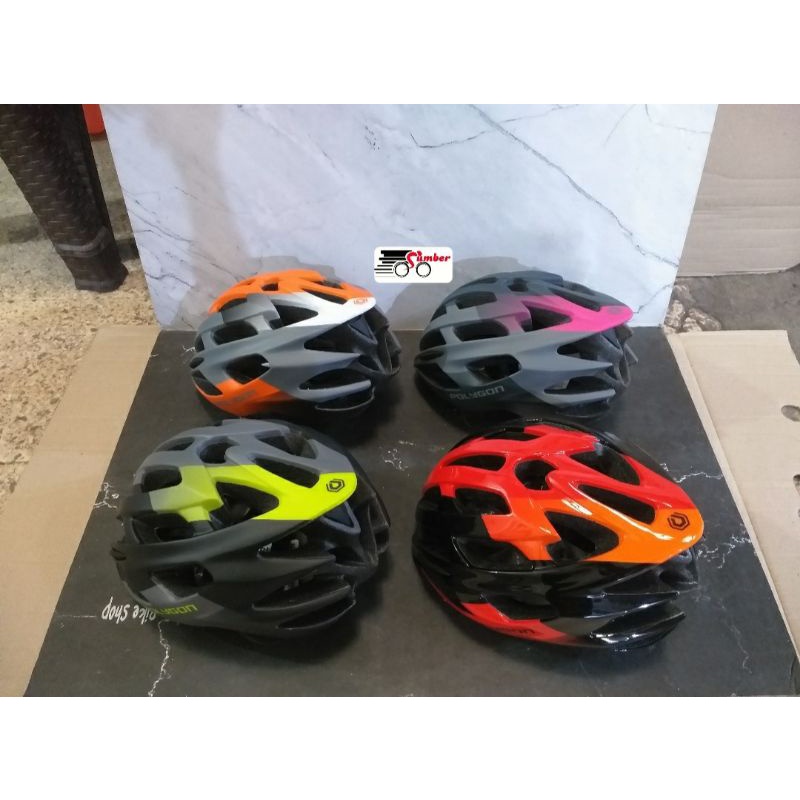 Jual Helm Polygon Rustle helmet sepeda | Shopee Indonesia