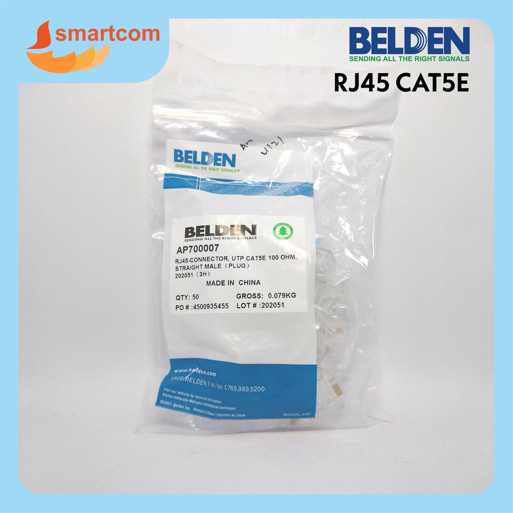 Jual RJ45 Belden eceran - cat5e - cat5 - AP700007 | Shopee Indonesia
