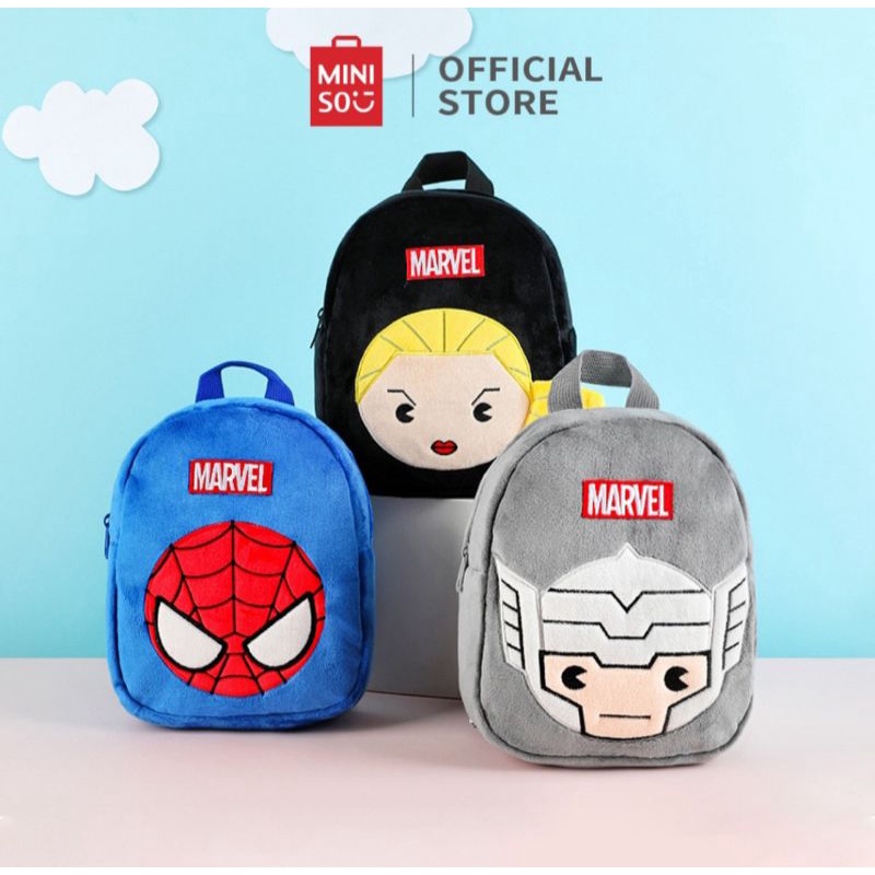 Jual Miniso Backpack Marvel tas lembut untuk anak | Shopee Indonesia