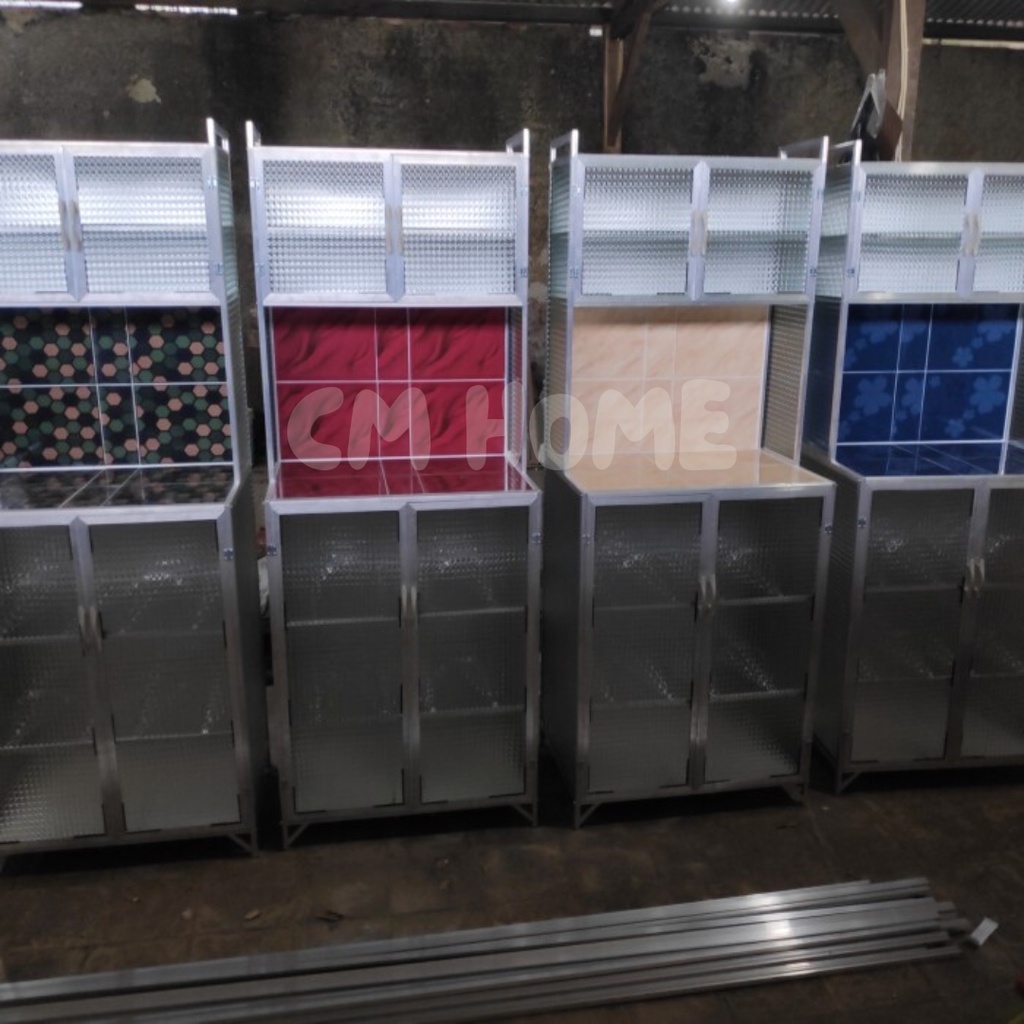 Jual RAK PIRING KERAMIK ALUMUNIUM 2 PINTU STD BAWAH KERAMIK | Shopee ...