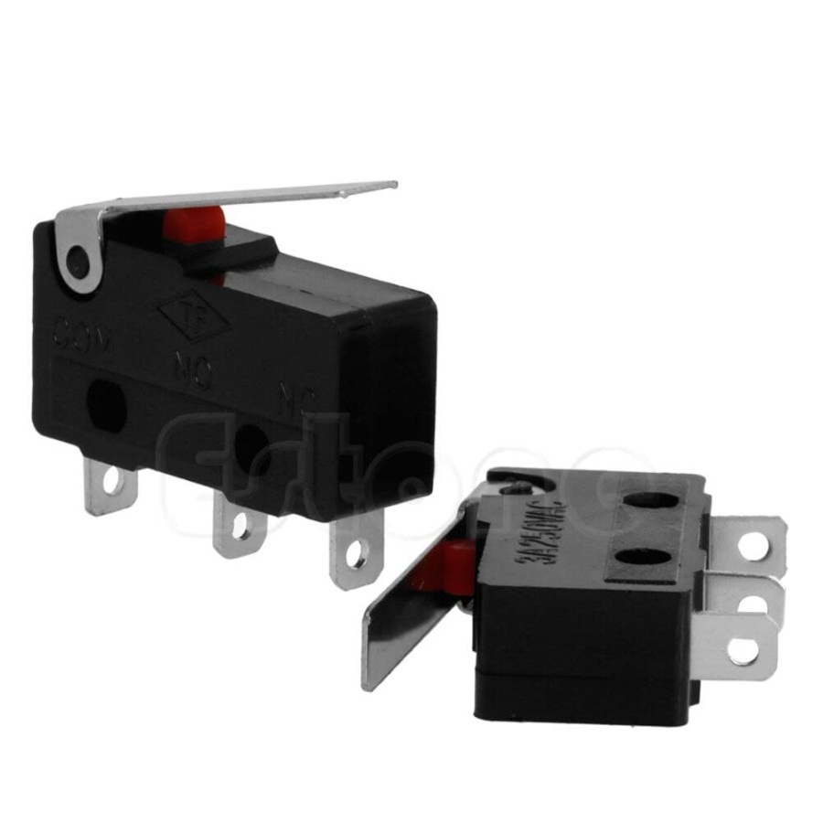 Jual Micro Limit Switch Saklar 5A 250V 3 PIN Terminal Gagang NO NC | Shopee Indonesia