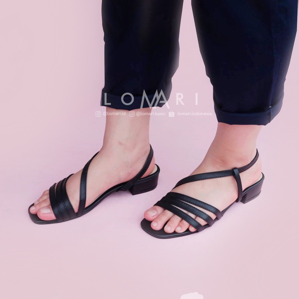 Jual CHASIA SERIES LOMARI - Sandal Heels Wanita | Shopee Indonesia