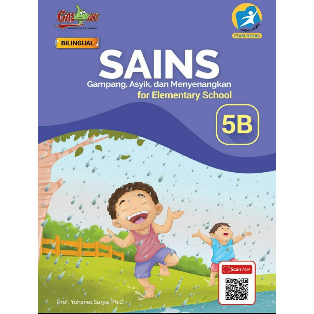 Jual BUKU SAINS GASING BILINGUAL K13 SD KELAS 5B Karangan Prof. Yohanes ...