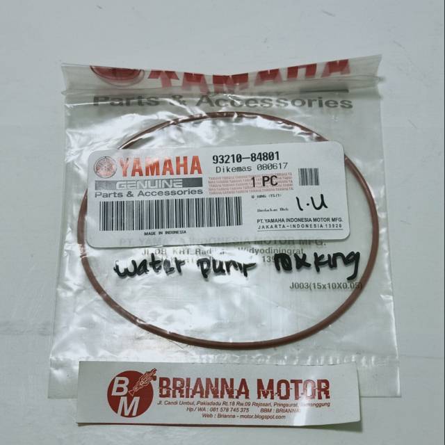 Jual O RING WATER PUMP VIXION JUPITER MX ORI YAMAHA 93210 84801 ...