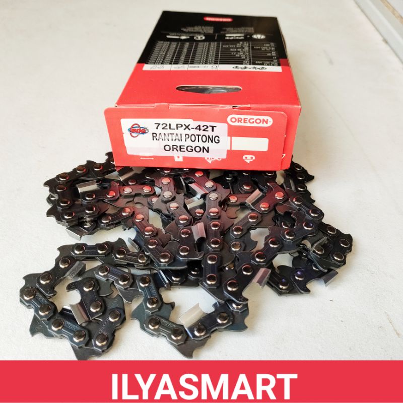 Jual Rantai Potong chainsaw/senso 42 mata oregon untuk bar 25 inch | Shopee Indonesia