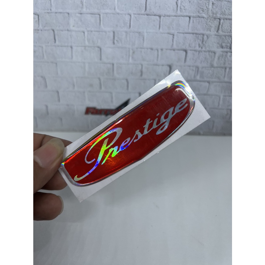 Jual stiker PRESTIGE timbul Stiker prestige timbul | Shopee Indonesia