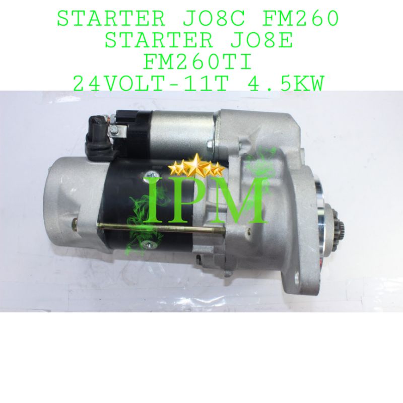 Jual STARTER ASSY HINO LOHAN FM260 JO8C FM260TI JO8E 24V-11T SONG WOON ...