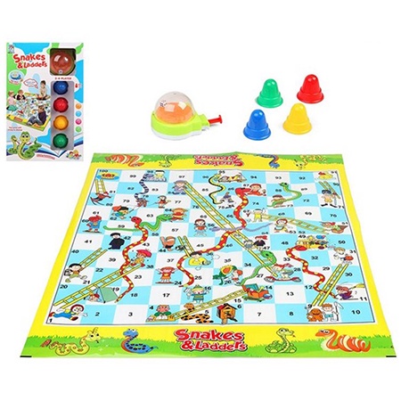 Jual GAME-BOARD- SNAKE AND LADDER MAT KARPET BERMAIN ULAR TANGGA -BOARD ...