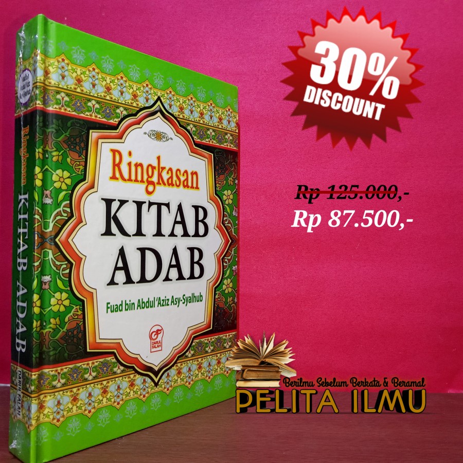 Jual Buku Ringkasan Kitab Adab - Terjemah Kitabul Adab | Shopee Indonesia