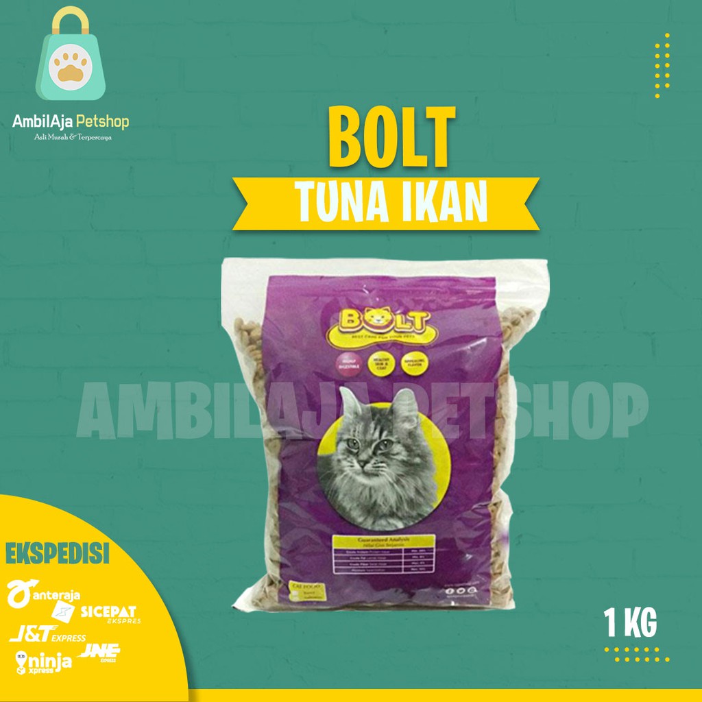 Jual BOLT Makanan Kucing BOLT Tuna Ikan 800gr | Shopee Indonesia